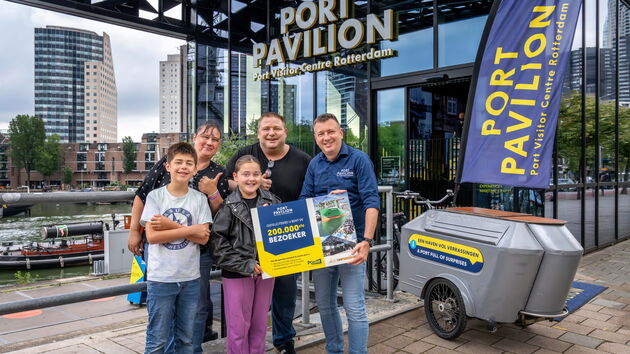 Port Pavilion verwelkomt 200.000ste bezoeker | Port of Rotterdam