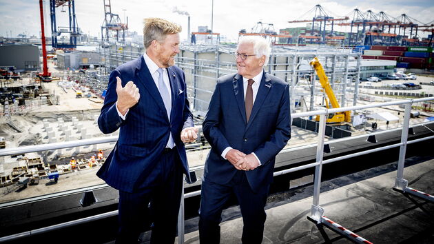 Federal President of Germany and King Willem-Alexander visit the Port ...